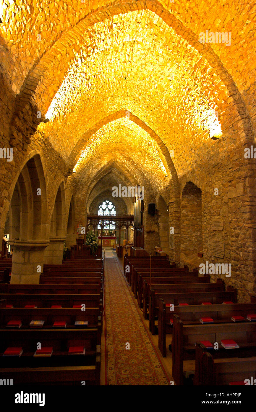 Jersey ,Channel Islands UK St Brelade's Parish Church & Fisherman's ...