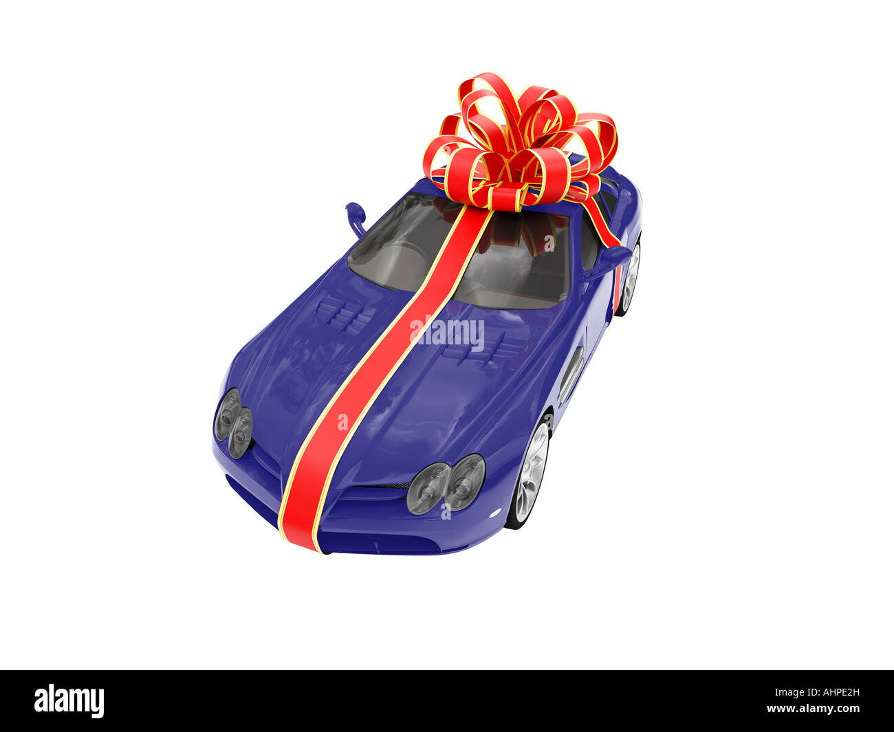 isolated gift car on a white background Stock Photo - Alamy