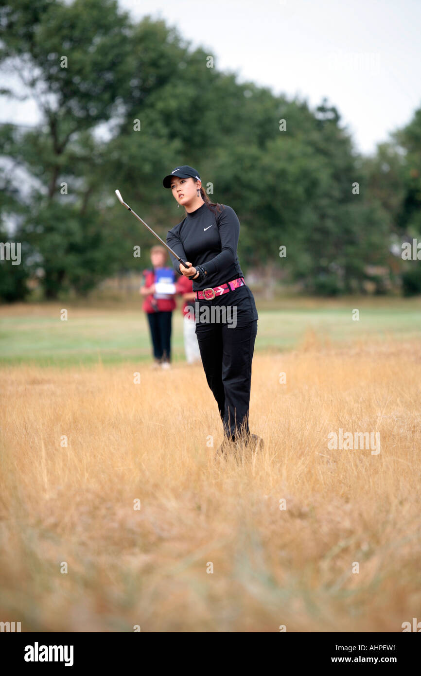 Michelle Wie at Royal Lytham in the Womens British Open Golf ...