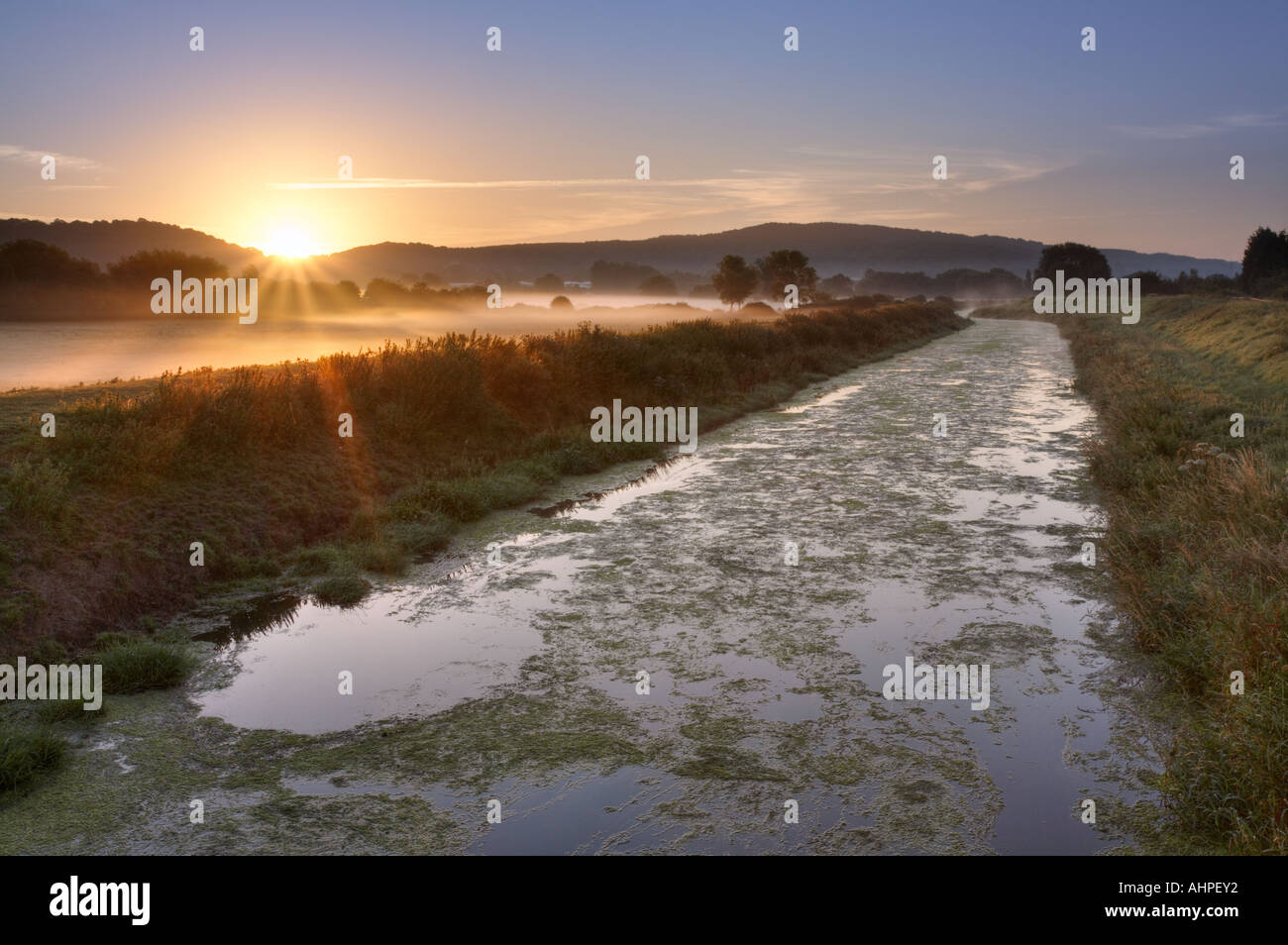 River Yeo at Congresbury, Somerset, England Stock Photo - Alamy
