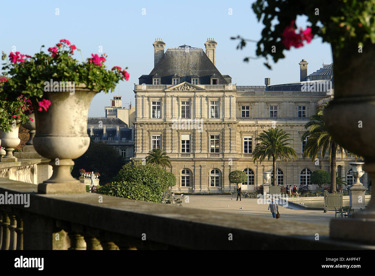 The Luxembourg Palace where the French senate meets in session Paris ...