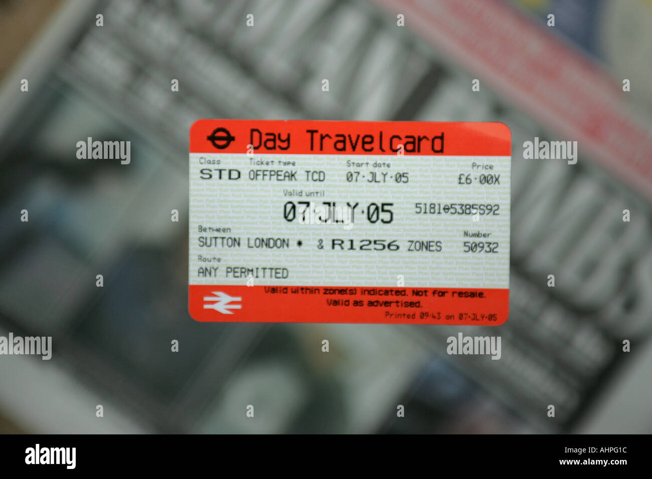 Day travelcard hi-res stock photography and images - Alamy