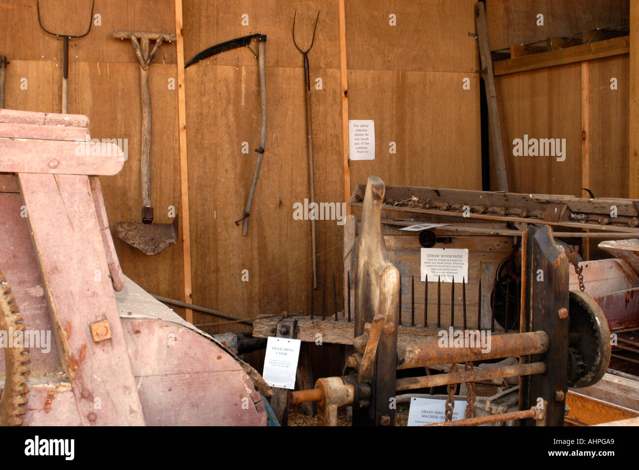 Farming tools from a bygone era when horses were used instead of ...