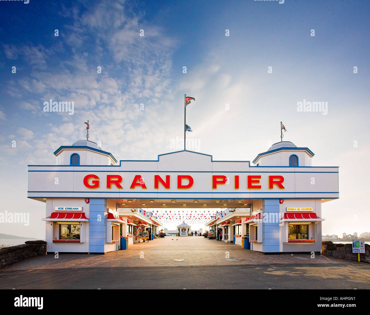 Grand pier entrance hi-res stock photography and images - Alamy