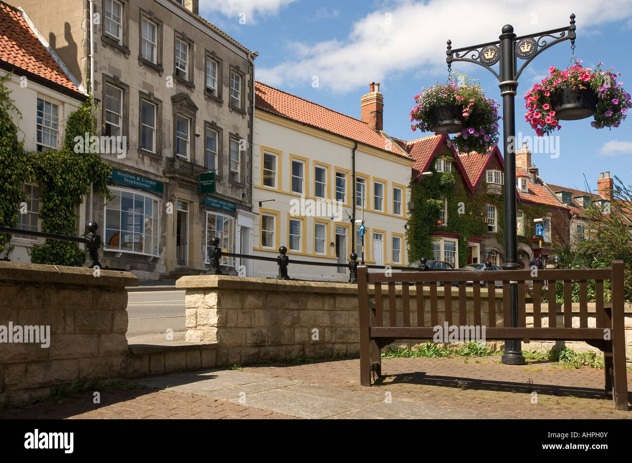 Market Street in summer Malton North Yorkshire England UK United ...