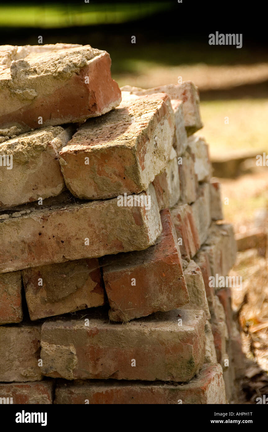 Stacked up bricks hi-res stock photography and images - Alamy