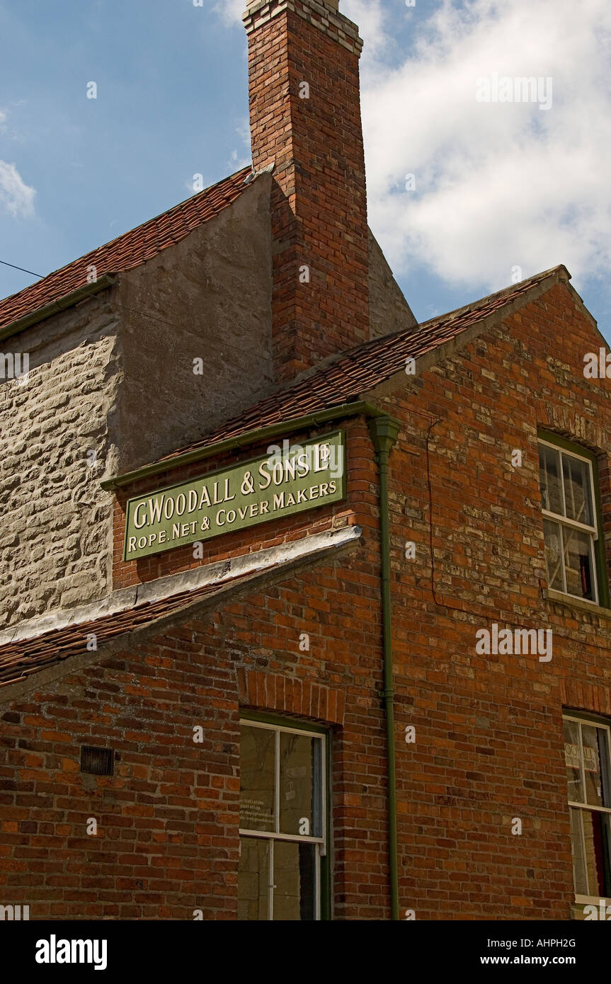 Old rope net and cover makers sign Malton North Yorkshire England UK ...
