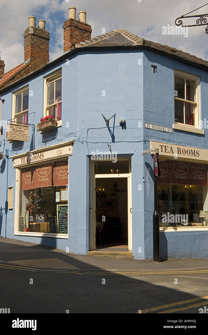 The Hidden Monkey Tea Rooms Malton North Yorkshire England UK United Kingdom GB Great Britain ...