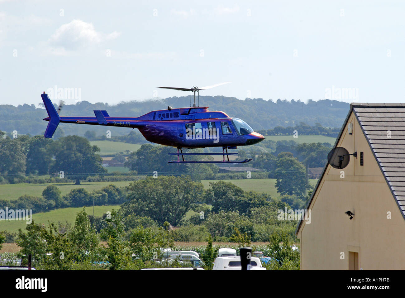 A Bell 206 Jet Ranger Helicopter Stock Photo - Alamy