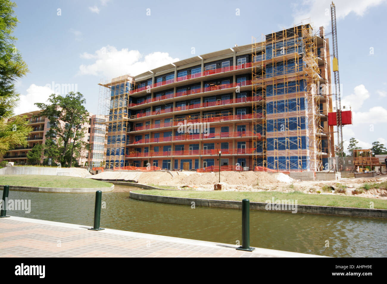 The Woodlands Houston Texas USA Apartment block under construction at ...