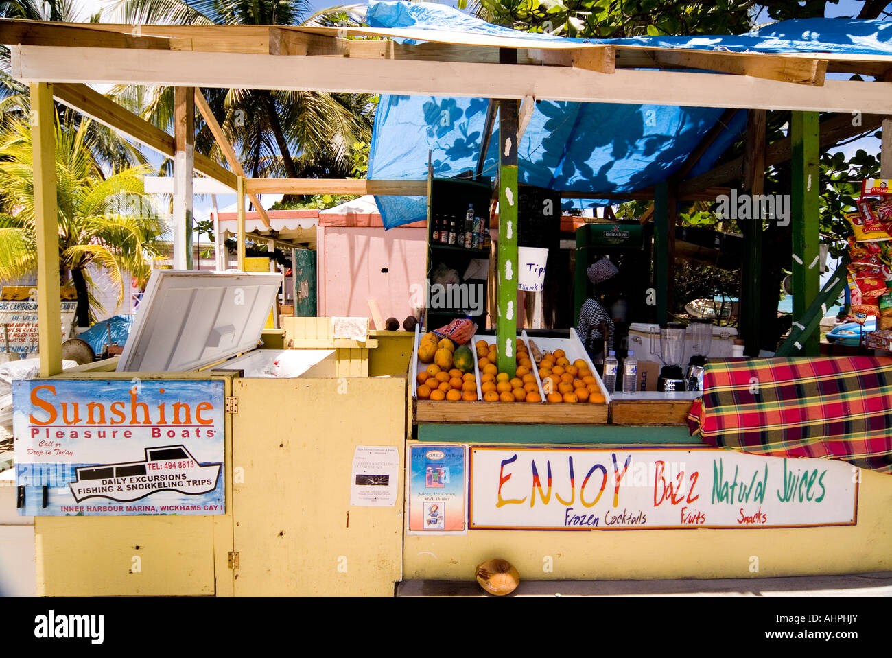 Caribbean Shack, Tortola, B.V.I Stock Photo - Alamy