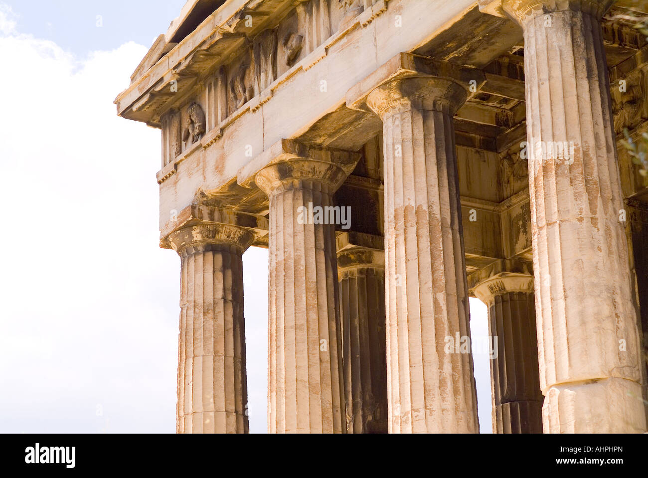 Greek Columns Temple Stock Photo - Alamy