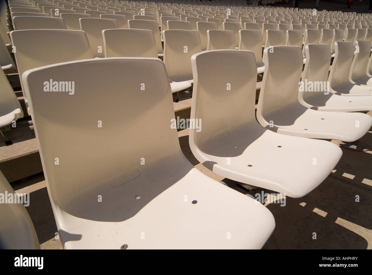 Empty Stadium Seats Stock Photo - Alamy