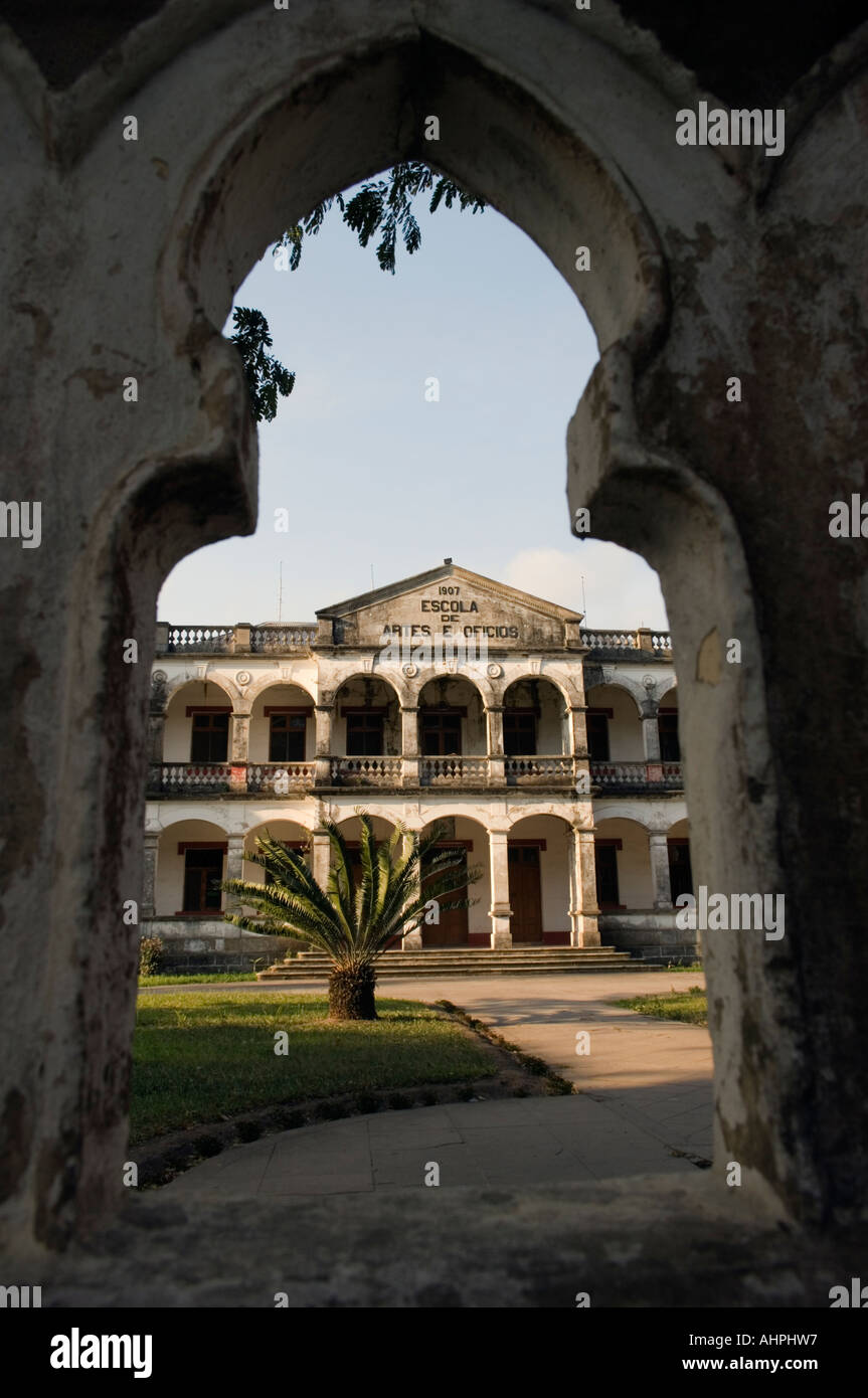 Old Arts college on the grounds of the Beira Cathedral, Beira ...
