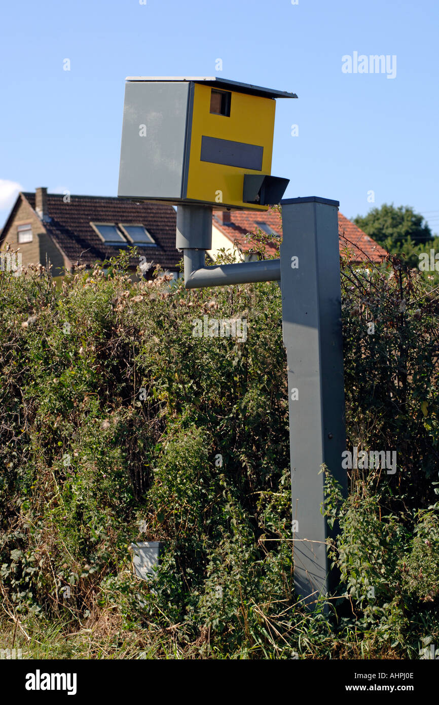 GATSO Speed camera in use in England to deter speeding motorists Stock ...