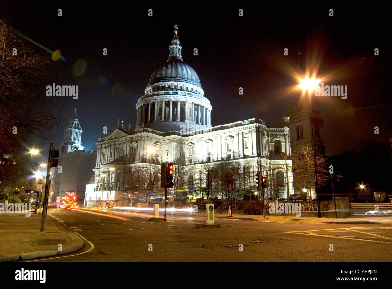 St. Paul's at night Stock Photo - Alamy