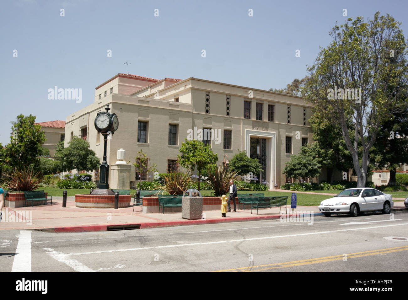 San Luis Obispo California USA County Courthouse Stock Photo - Alamy