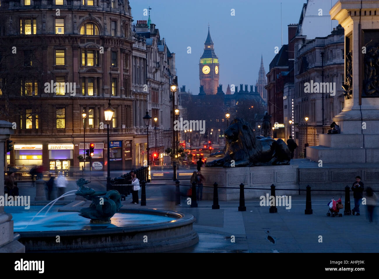 Big Ben viewed down the Mall Stock Photo - Alamy
