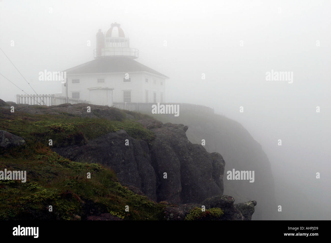 Cape spear and newfoundland and fog hi-res stock photography and images ...