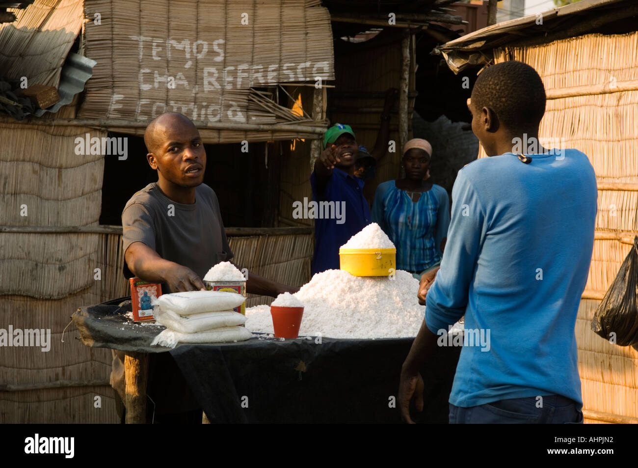 salt for sale at the market, Beira, Mozambique Stock Photo - Alamy