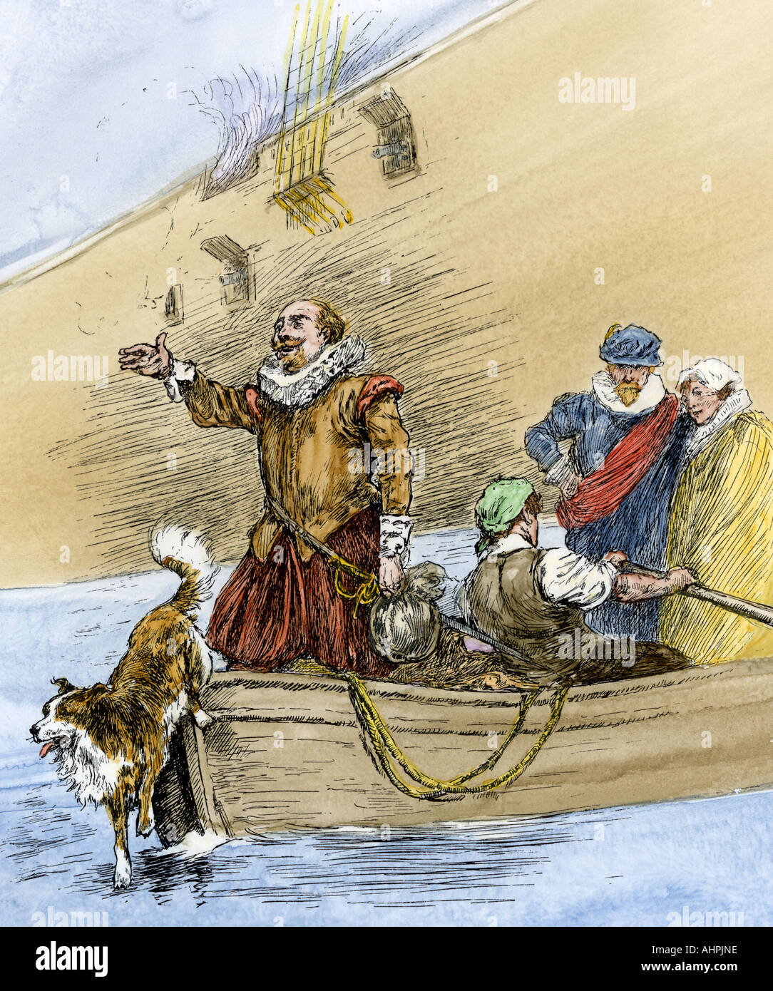 English ship 1600s hi-res stock photography and images - Alamy