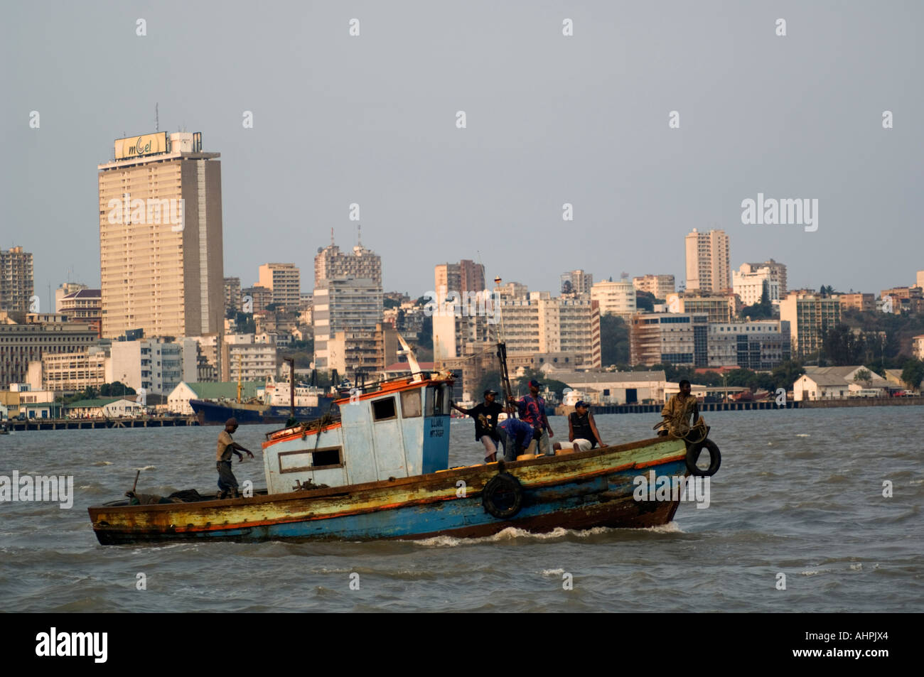 Passenger boat crossing from Maputo to Catembe, Maputo, Mozambique ...