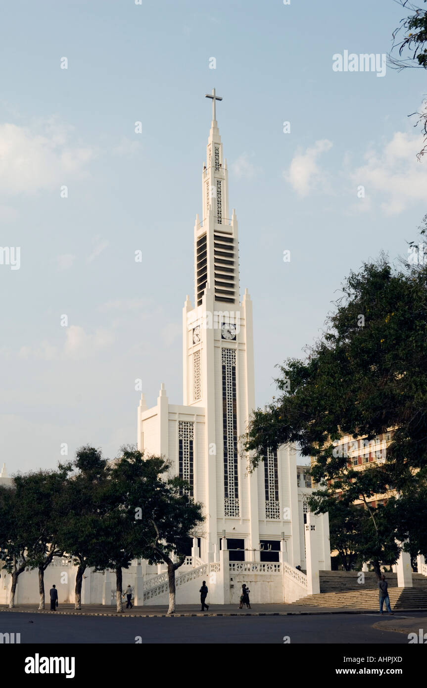Catholic Cathedral completed in 1944, Maputo, Mozambique Stock Photo ...