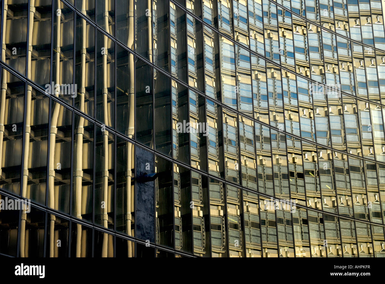 Lloyd's of London reflection from the Willis Building London Britain ...