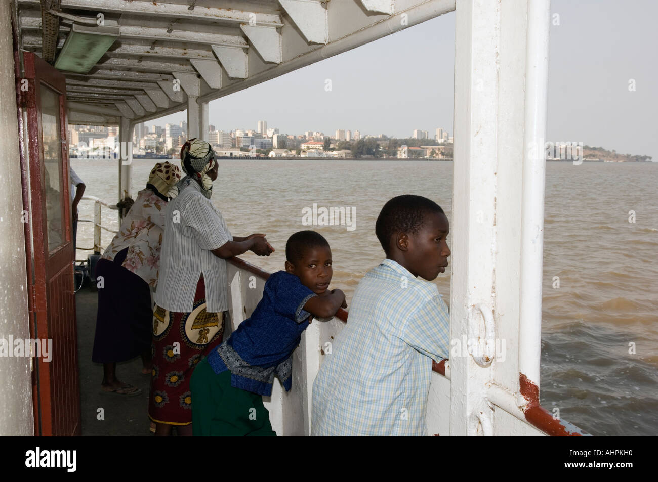 the Catembe Ferry crosses the 1km stretch of water from Maputo to ...