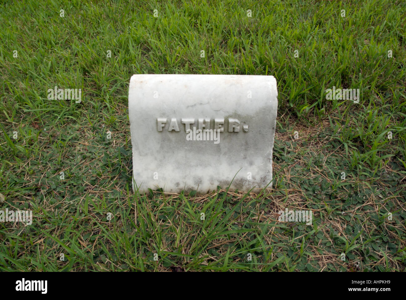 Old weathered father headstone in an scenic New England graveyard Stock ...