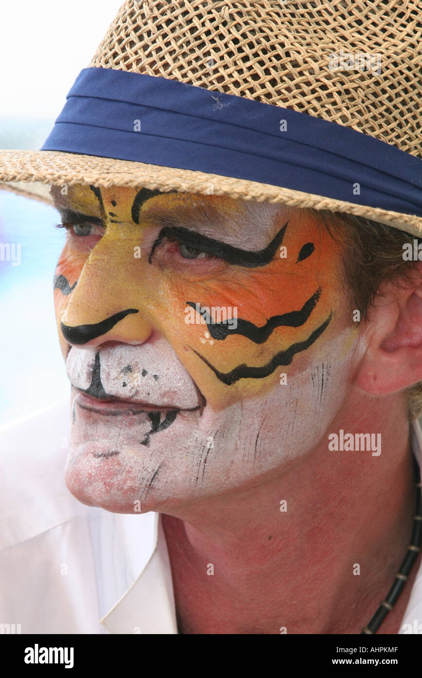 Facepainted male hi-res stock photography and images - Alamy