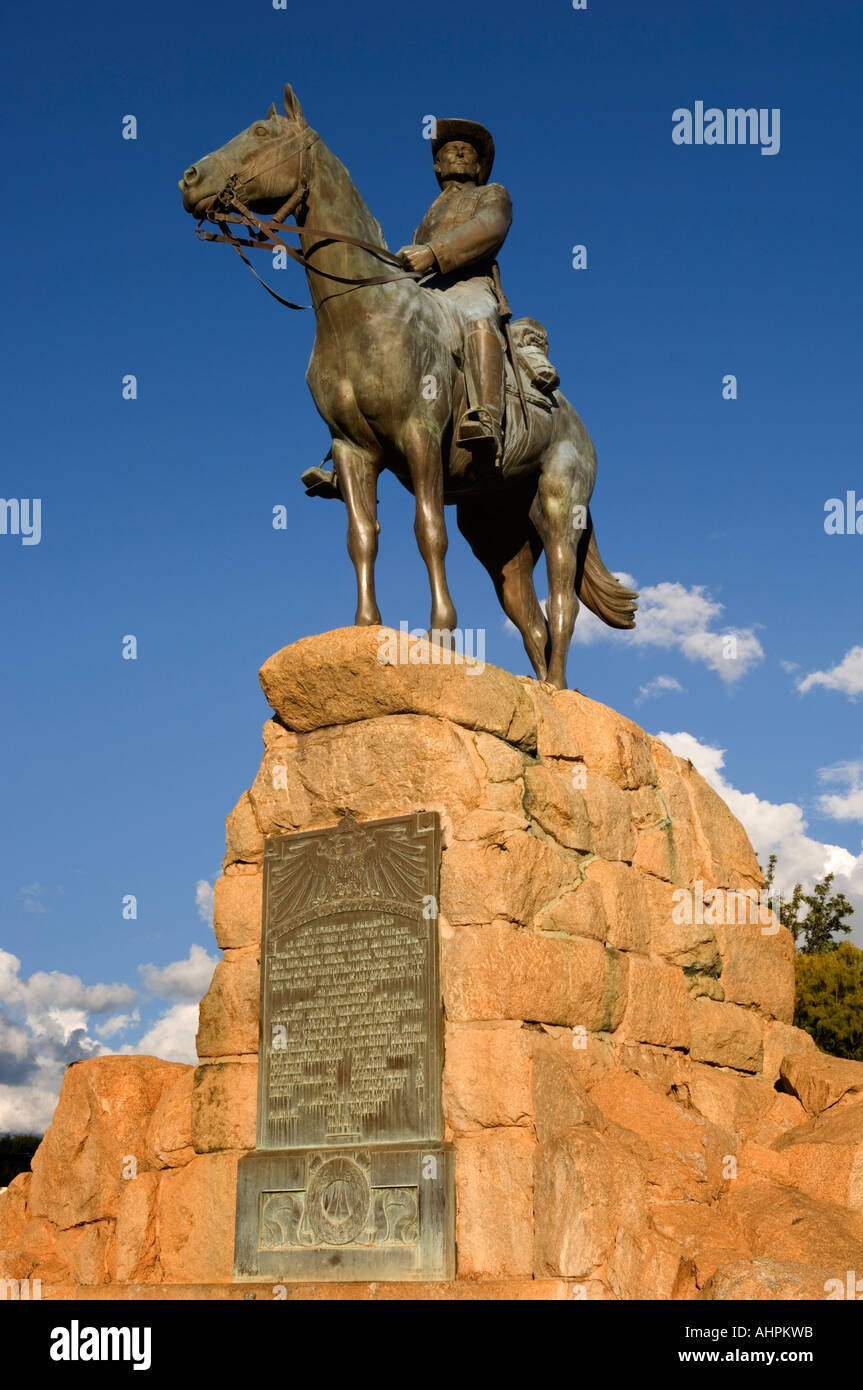 Equestrian statue, Windhoek, Namibia Stock Photo - Alamy