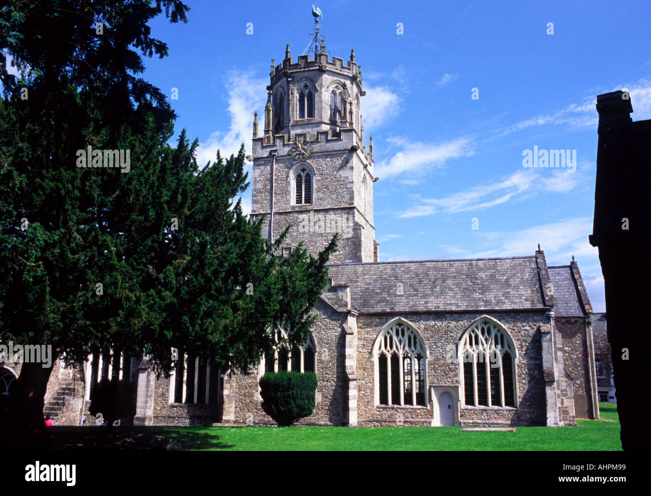 St Andrews Church Colyton Devon Stock Photo - Alamy