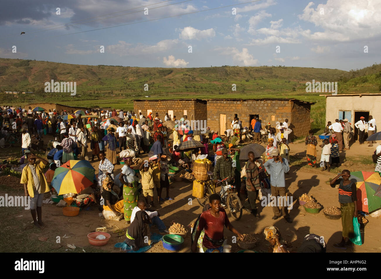 colourful market, Rwanda Stock Photo - Alamy