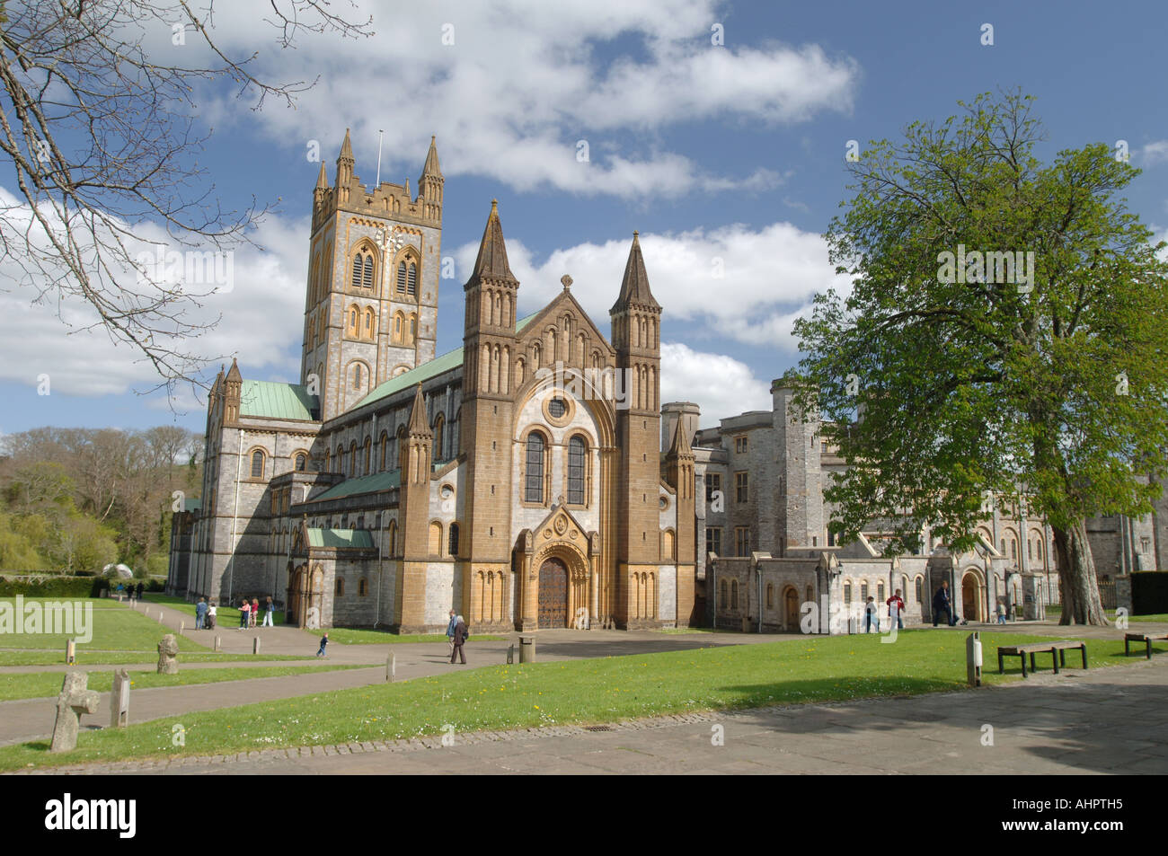 Buckfast Abbey in Buckfastleigh, Devon Stock Photo - Alamy