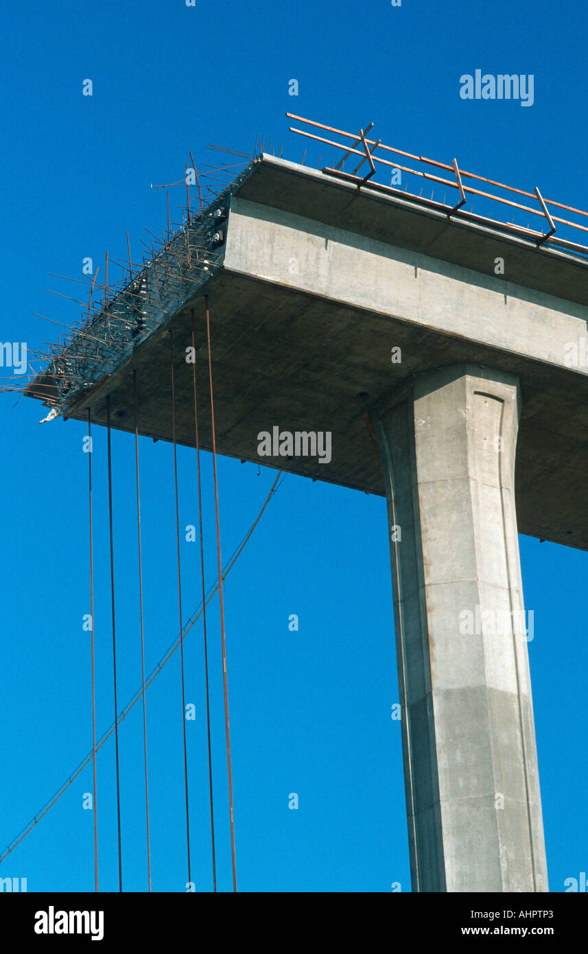 End of the Road Freeway under Construction Stock Photo - Alamy