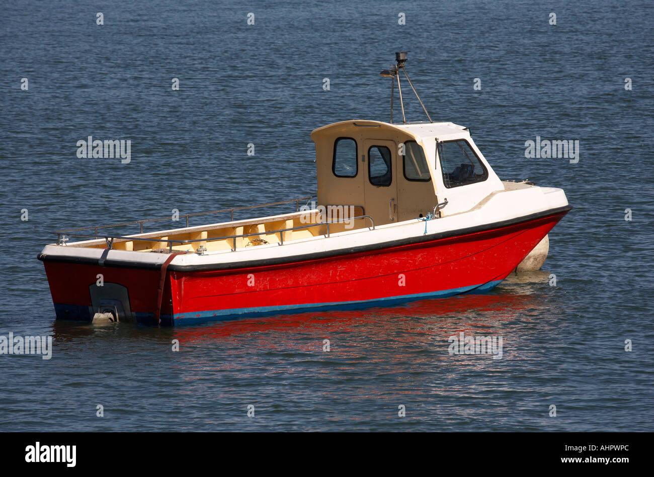 small wooden motor boat on the river dart dartmouth devon england ...