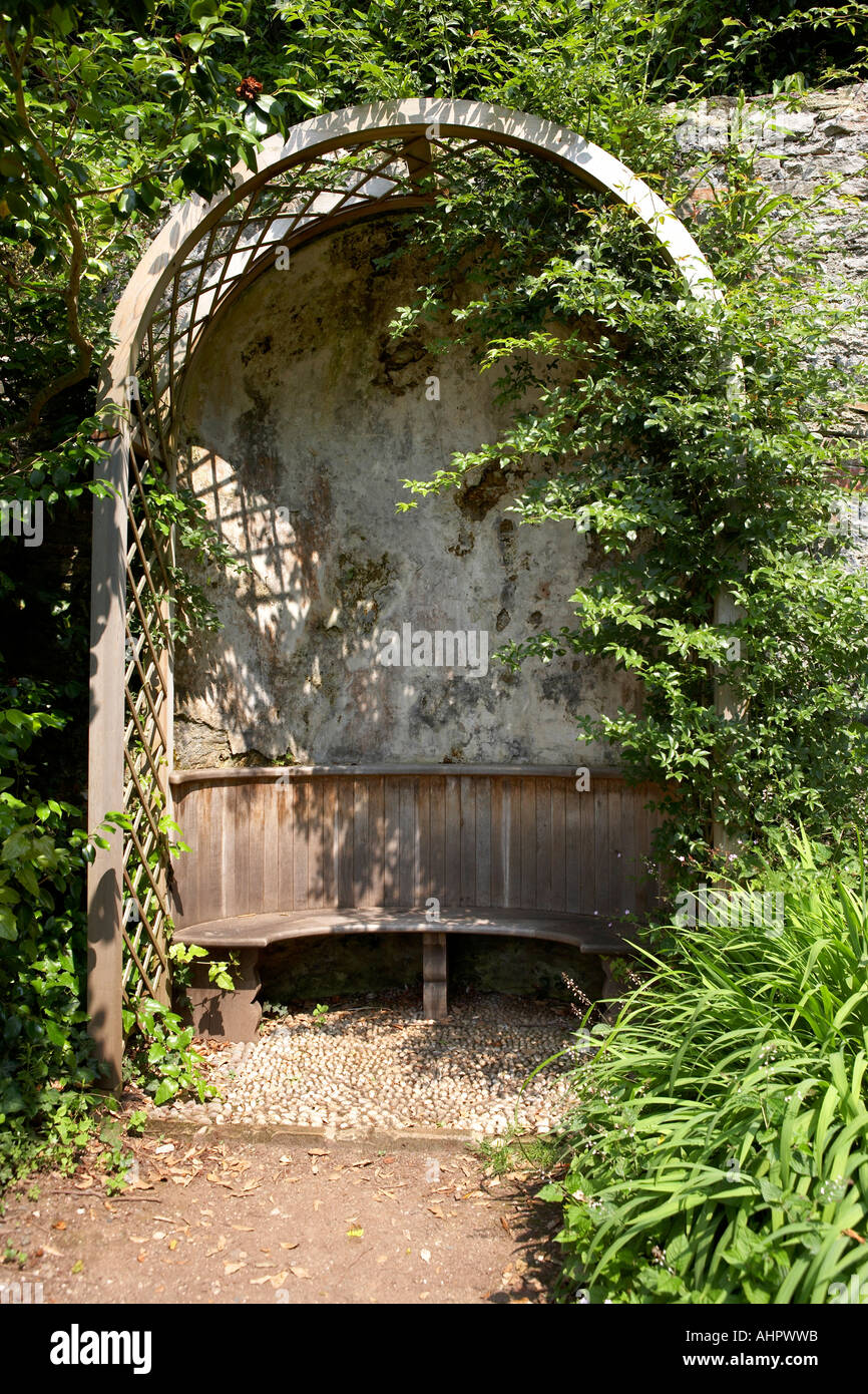 alcove dartmouth devon england europe uk Stock Photo - Alamy
