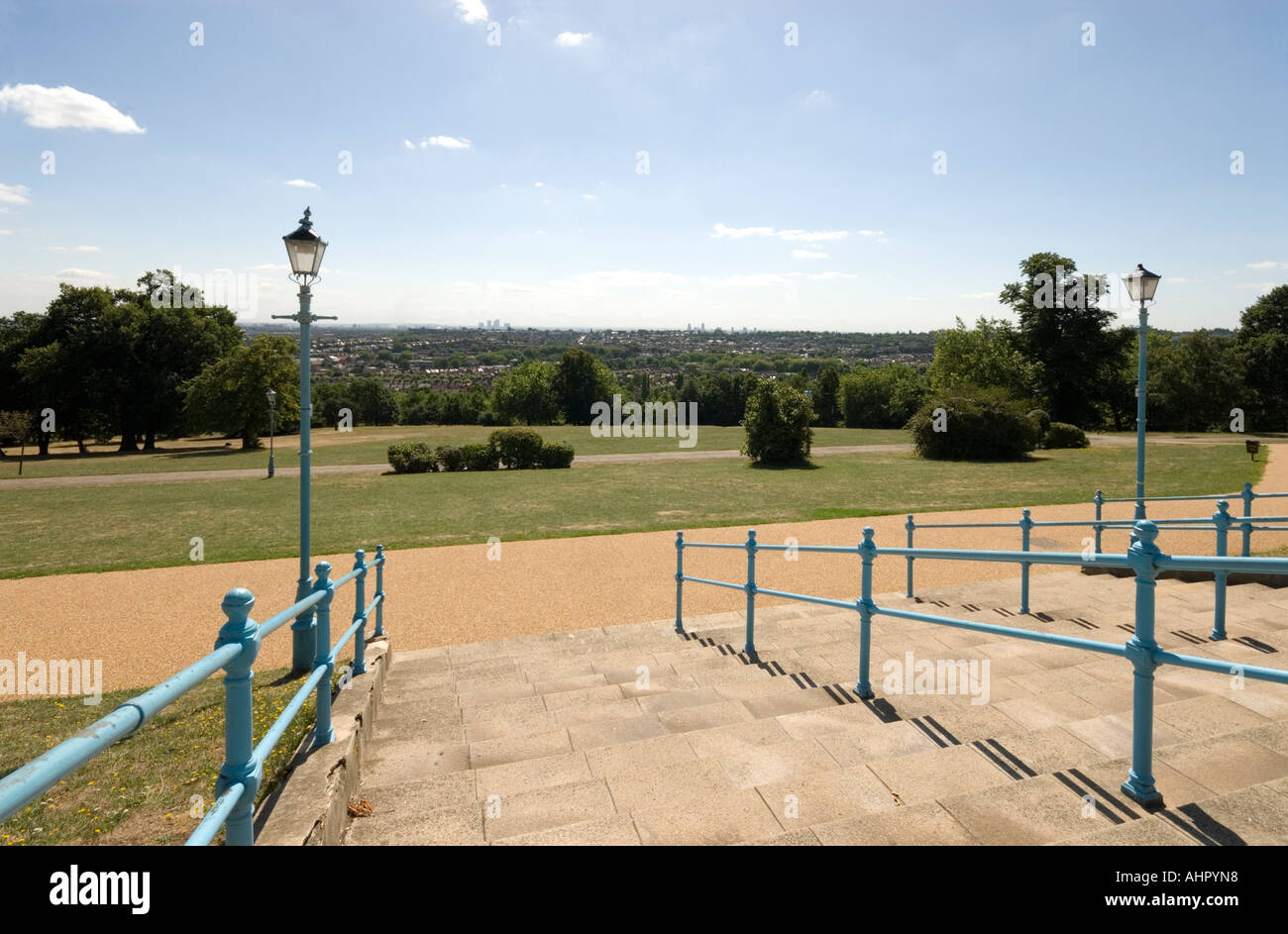 View of London from Alexandra Palace, aka Ally Pally Stock Photo - Alamy