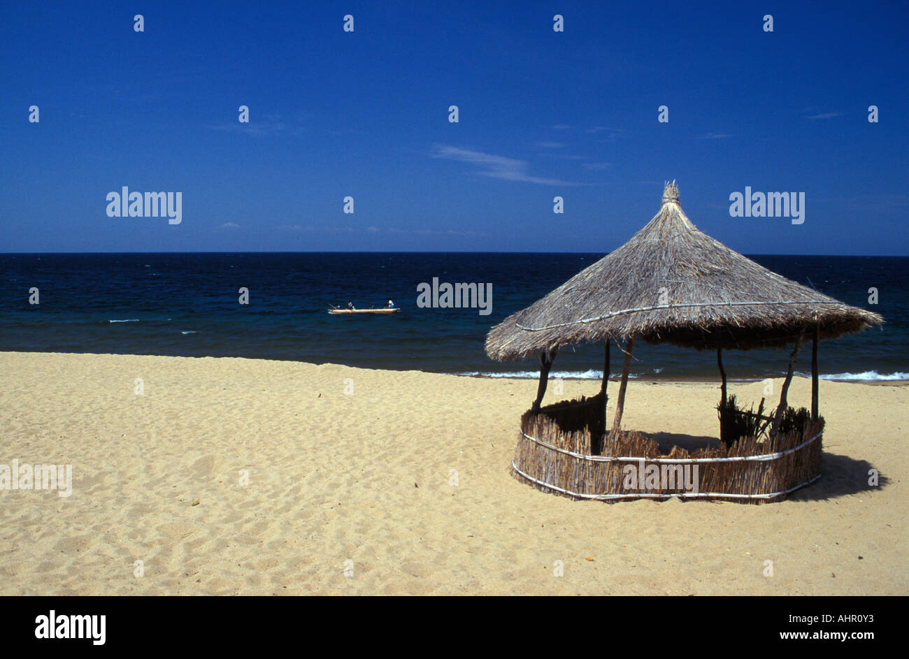 the beach of Lake Niassa, Niassa province, Mozambique Stock Photo - Alamy
