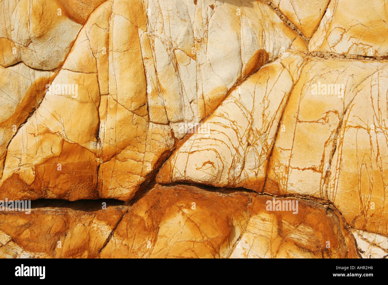 Sandstone Rock on the Onawe Peninsula on the south island of New ...