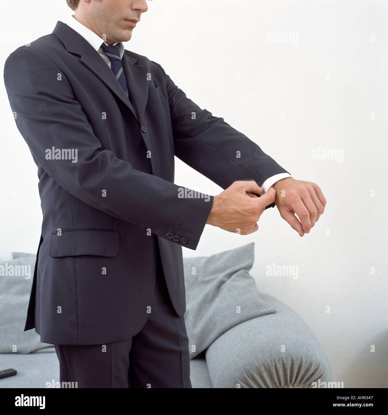 Cuffs Suit High Resolution Stock Photography and Images - Alamy