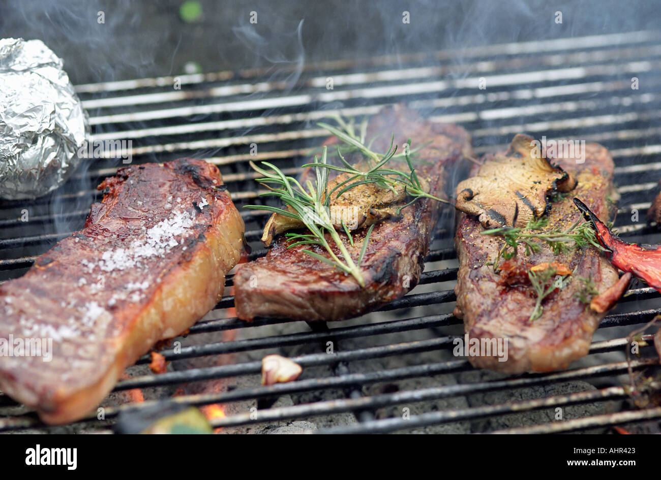Garden rosemary barbeque hi-res stock photography and images - Alamy