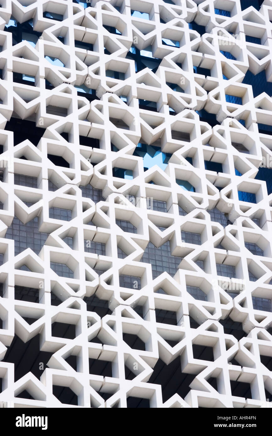 Islam pattern on exterior of the Dayabumi Complex Stock Photo - Alamy