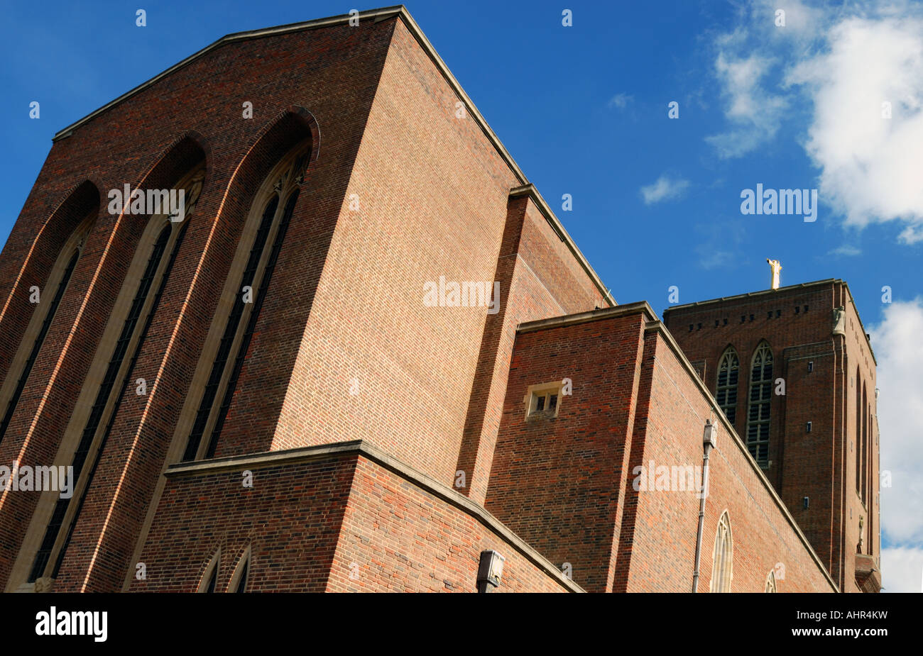 The spectacular shapes of Guildford Cathedral Stock Photo - Alamy