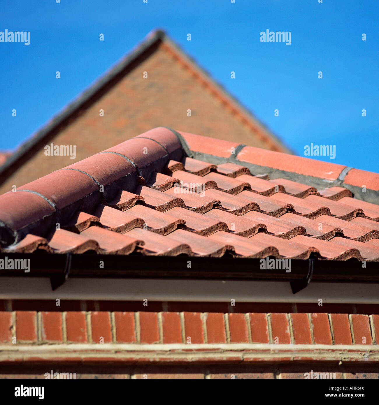 House with tiled roof hi-res stock photography and images - Alamy