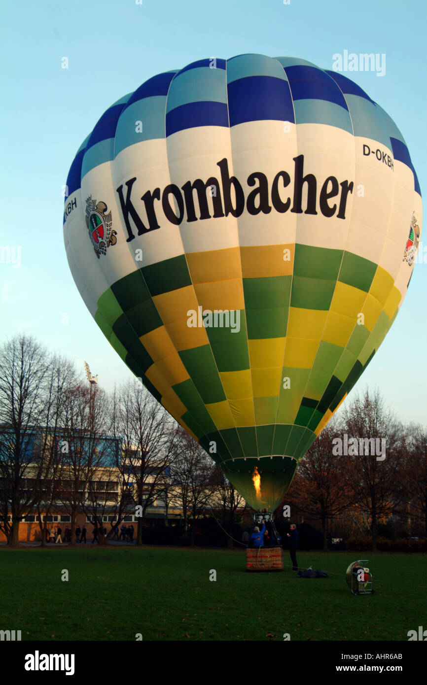balloon krombacher german beer sponsor advertising Stock Photo - Alamy