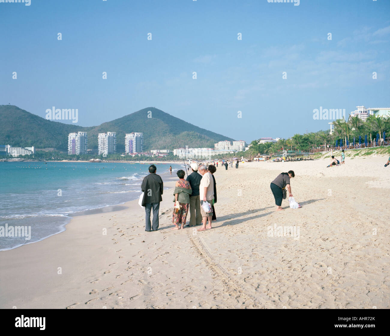 Beach at Dadonghai, Sanya, China Stock Photo - Alamy