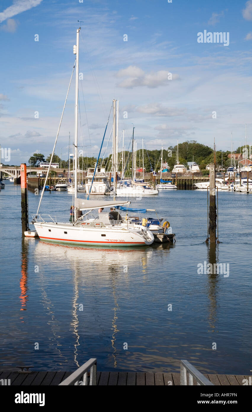 Hamble river mooring hi-res stock photography and images - Alamy
