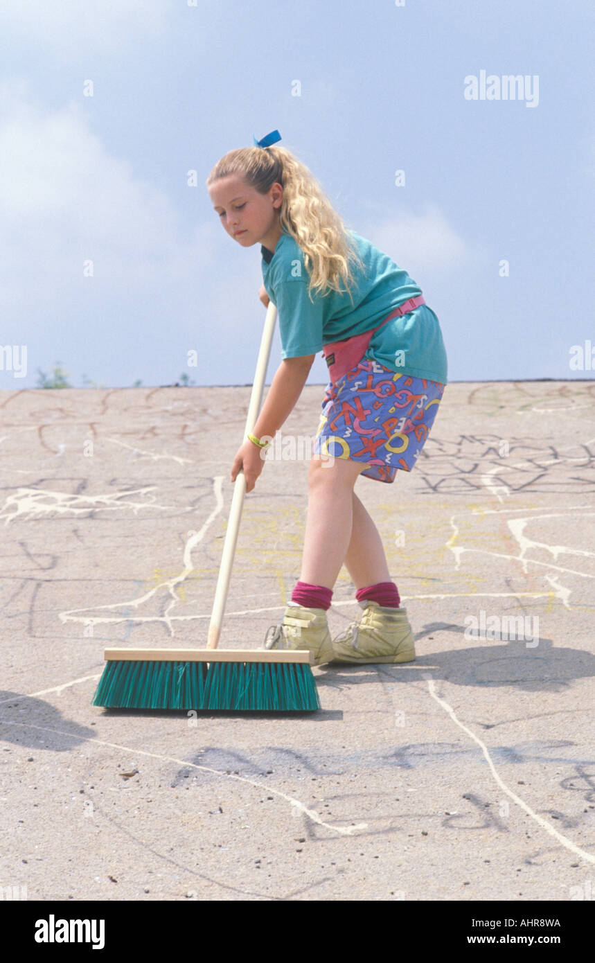 Push Broom Sweeping